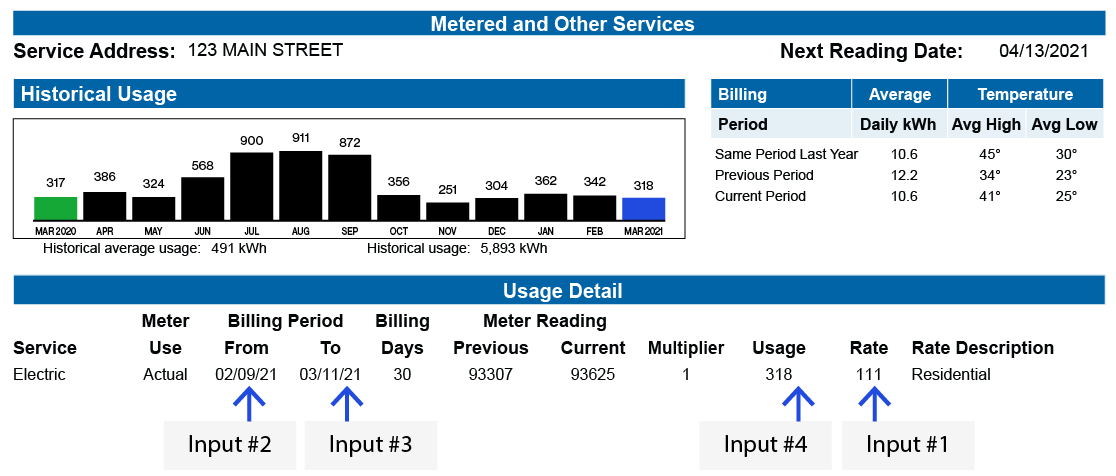 Residential bill calculator | AES Ohio